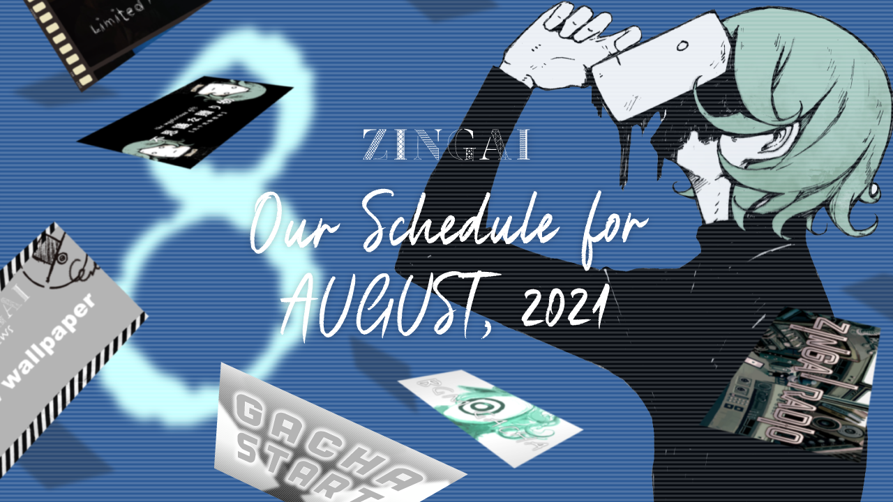 【Official App ZINGAI】8月 更新予定のお知らせ｜ZINGAI｜Eve - OFFICIAL SITE
